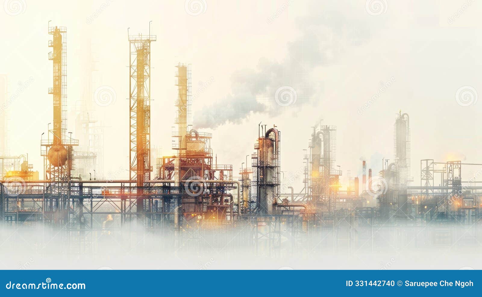 Labor Day Frame Border Background with Industrial Elements and Tools ...