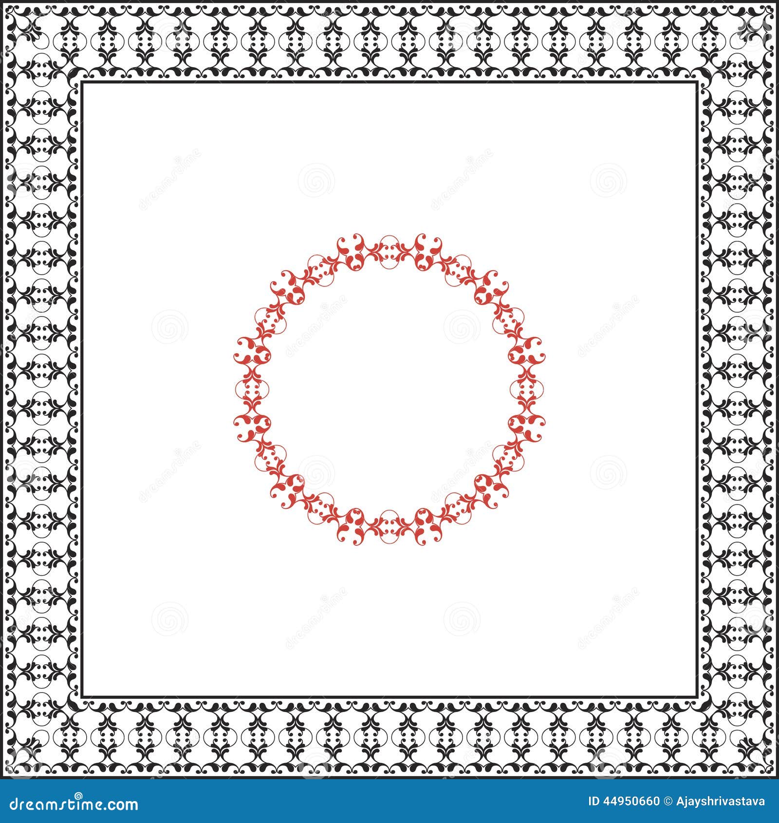 Frame Border Design stock vector. Illustration of greeting - 44950660