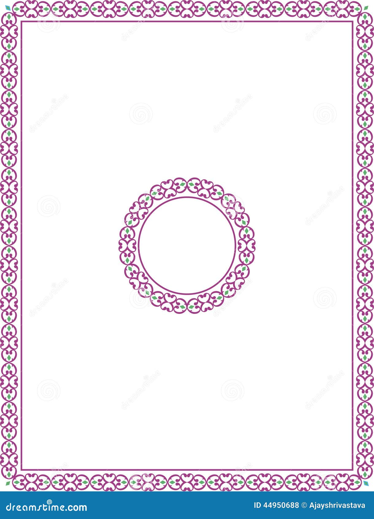 Frame Border Design stock vector. Illustration of line - 44950688