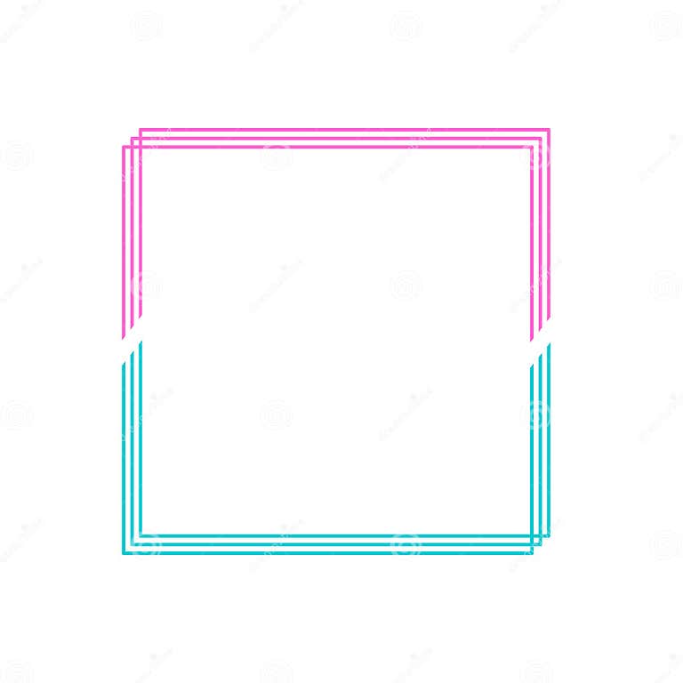 Frame Border Line Page Vector Simple. Modern Vector Frame Minimalism ...