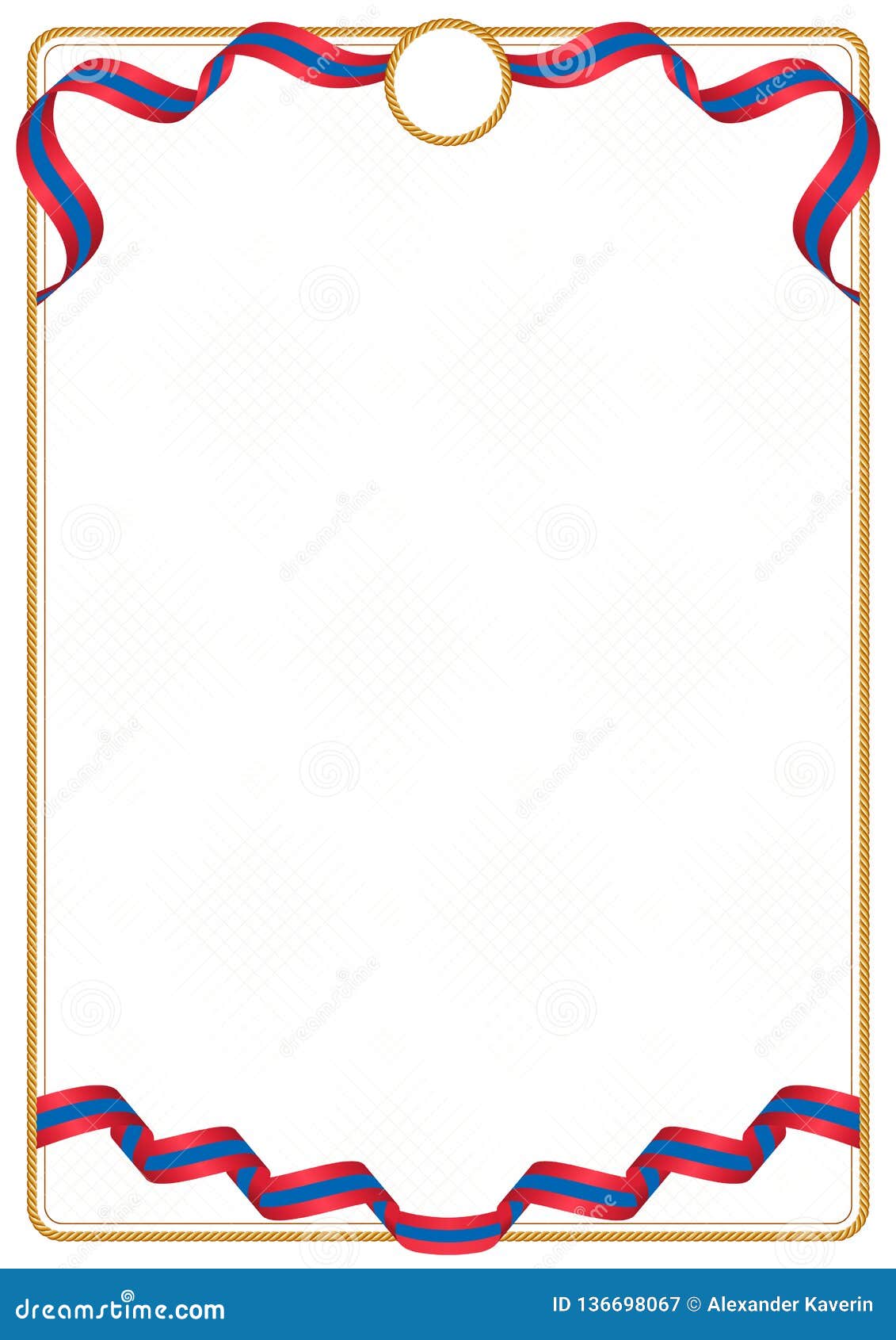 Frame and Border of Mongolia Colors Flag Stock Vector - Illustration of ...