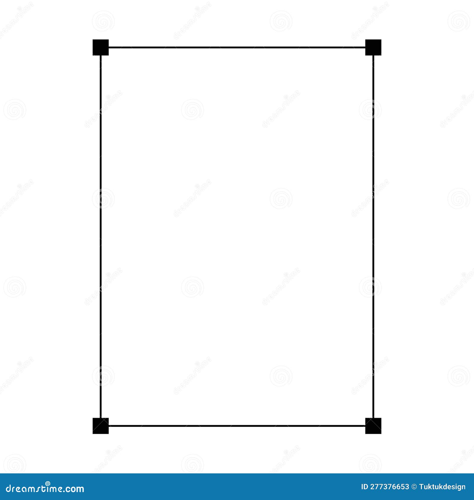 Frame Border Shape Icon for Decorative Vintage Doodle Element for ...