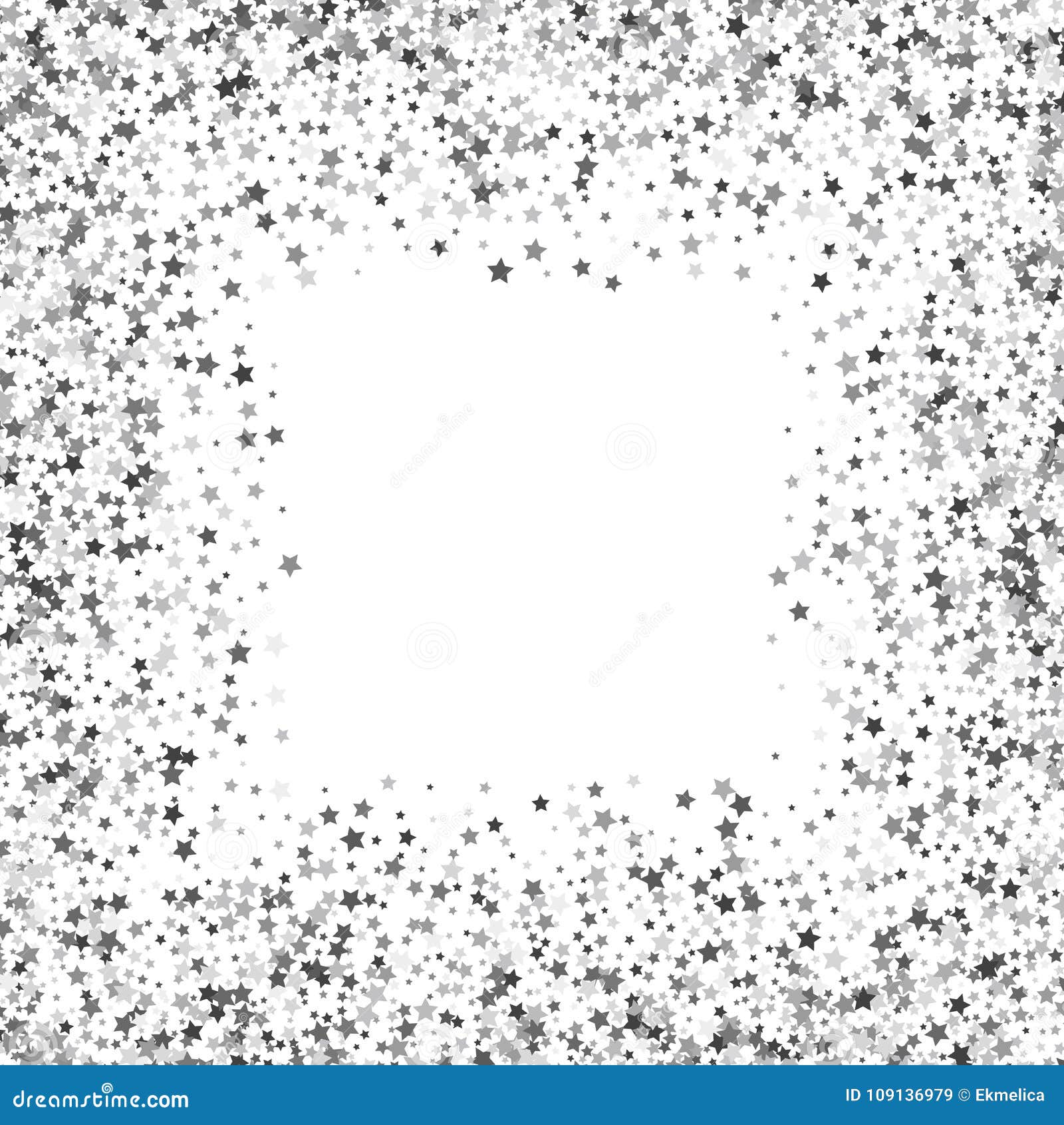 Frame or border of stars stock vector. Illustration of platinum - 109136979