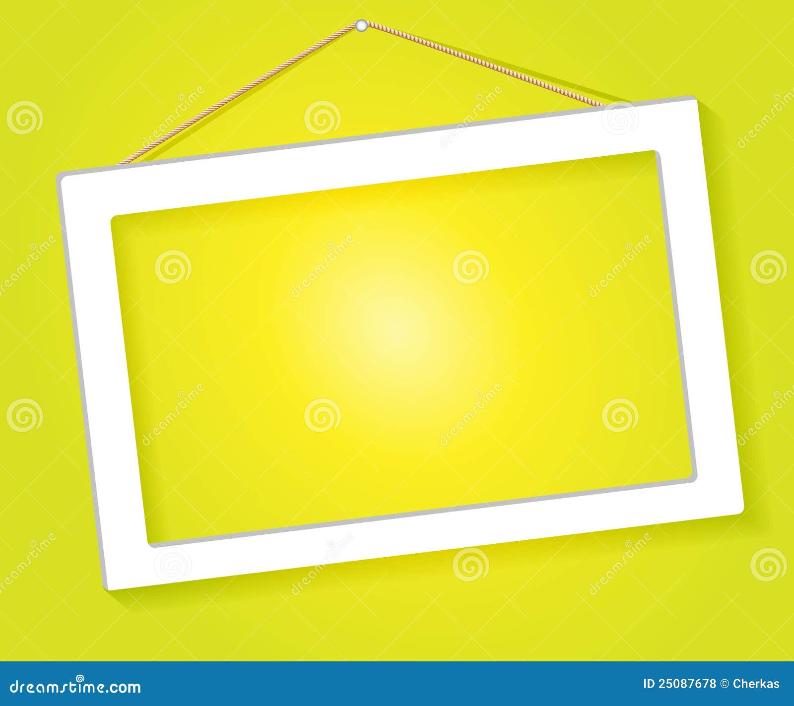 Frame branco ilustração do vetor. Ilustração de lugar - 25087678