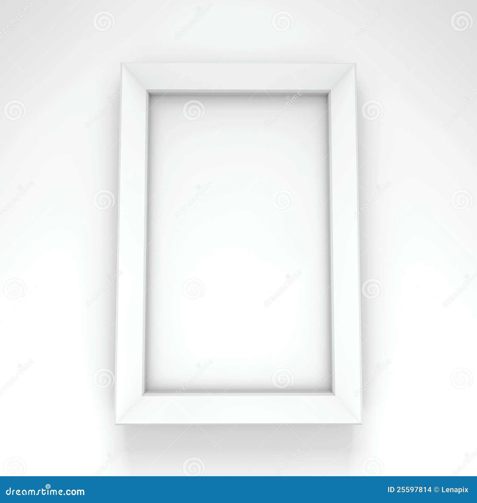 Frame branco em branco ilustração stock. Ilustração de detalhe - 25597814
