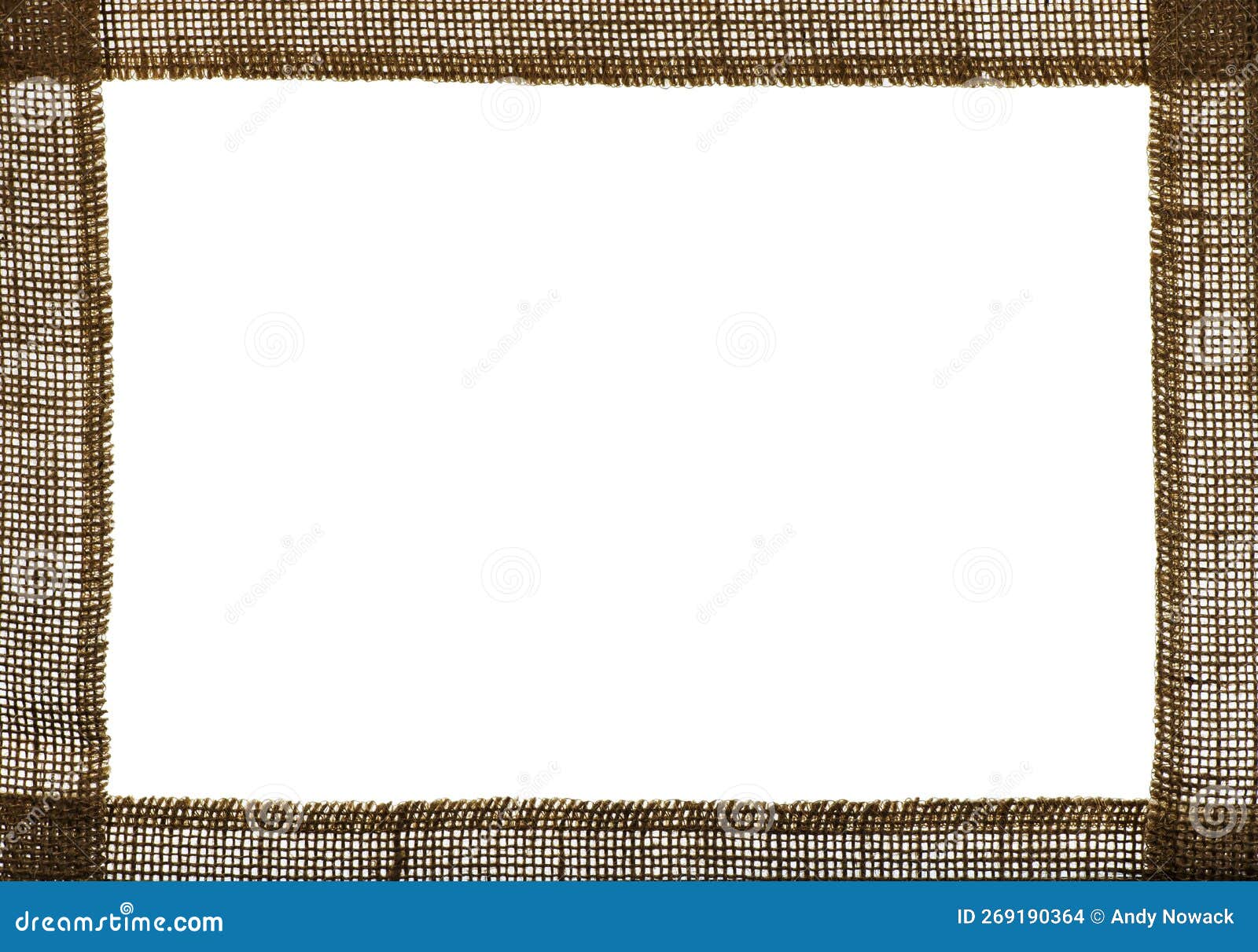 Frame of Burlap Irregular Natural Ground Stock Photo - Image of piece ...