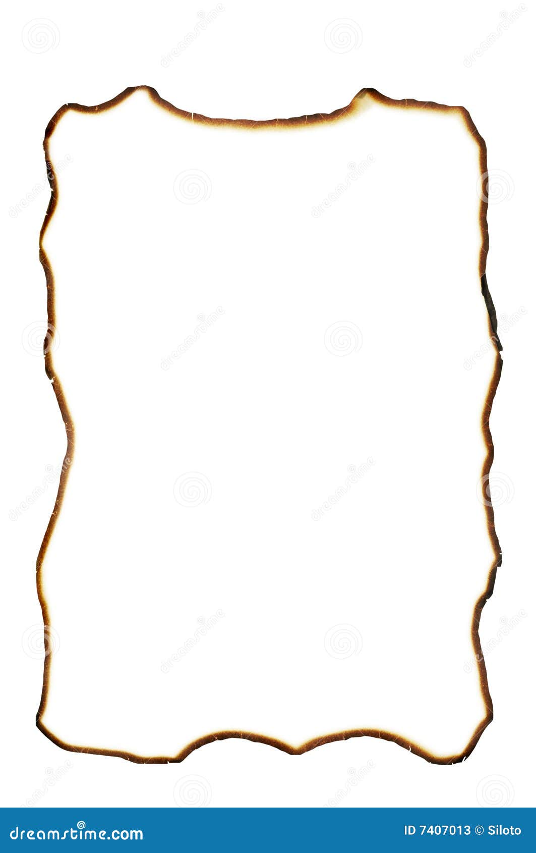 Frame - burned edges stock image. Image of aging, background - 7407013