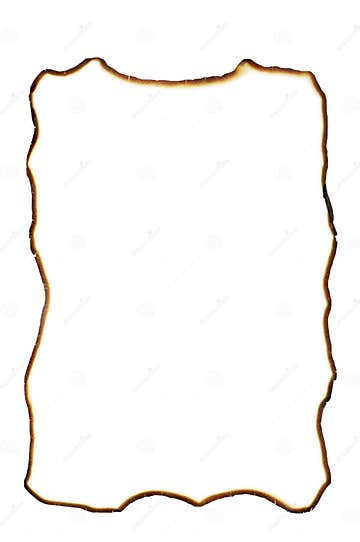 Frame - burned edges stock image. Image of aging, background - 7407013