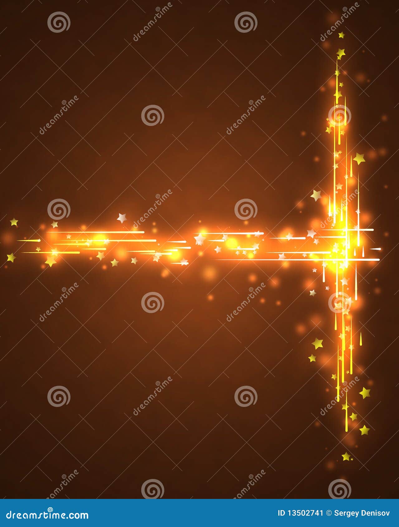 Frame of the Burning Elements Stock Illustration - Illustration of ...