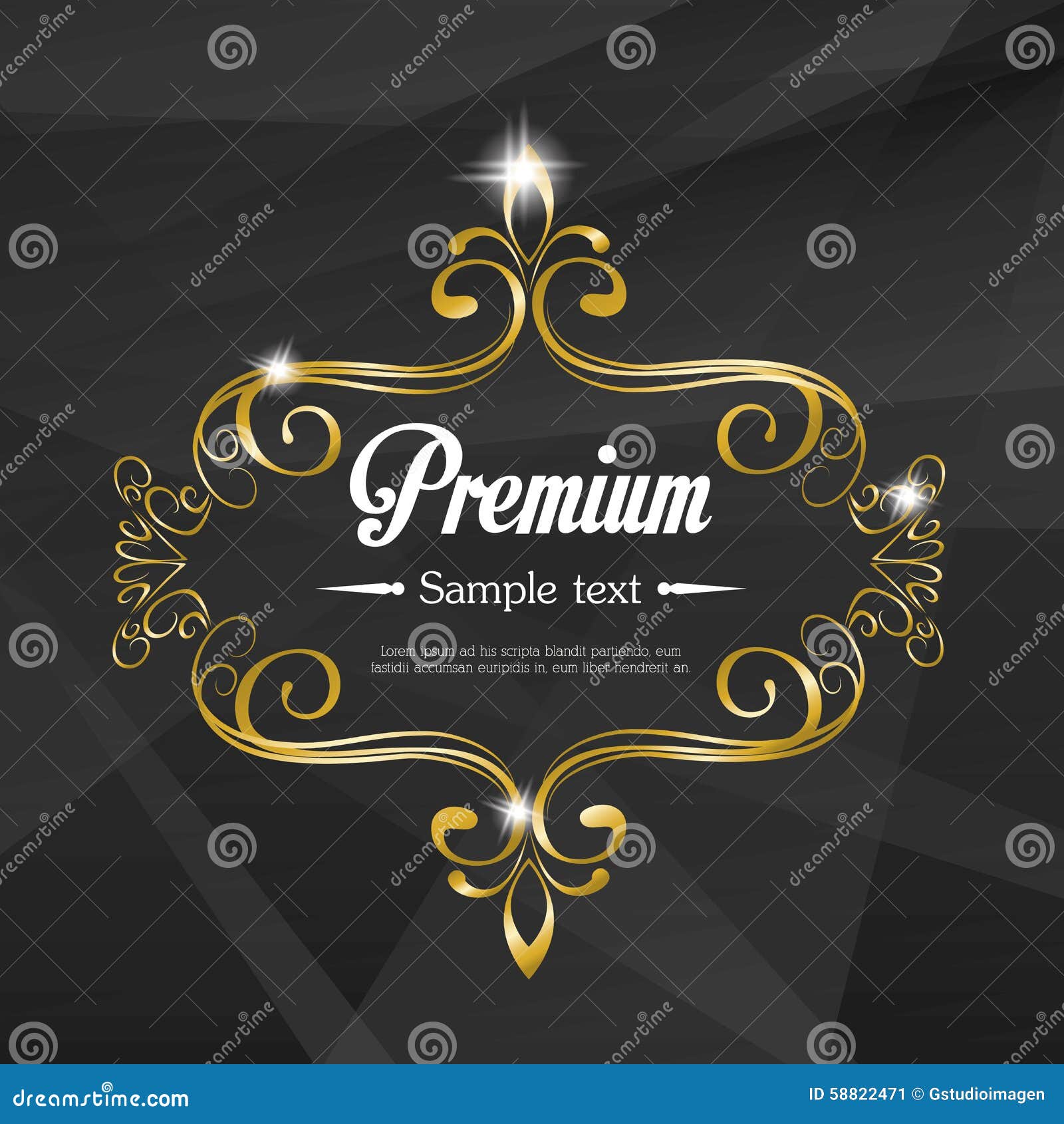 Frame card design. stock illustration. Illustration of element - 58822471