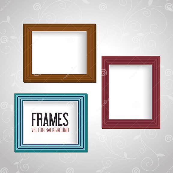 Frame card design. stock vector. Illustration of notepaper - 58822511