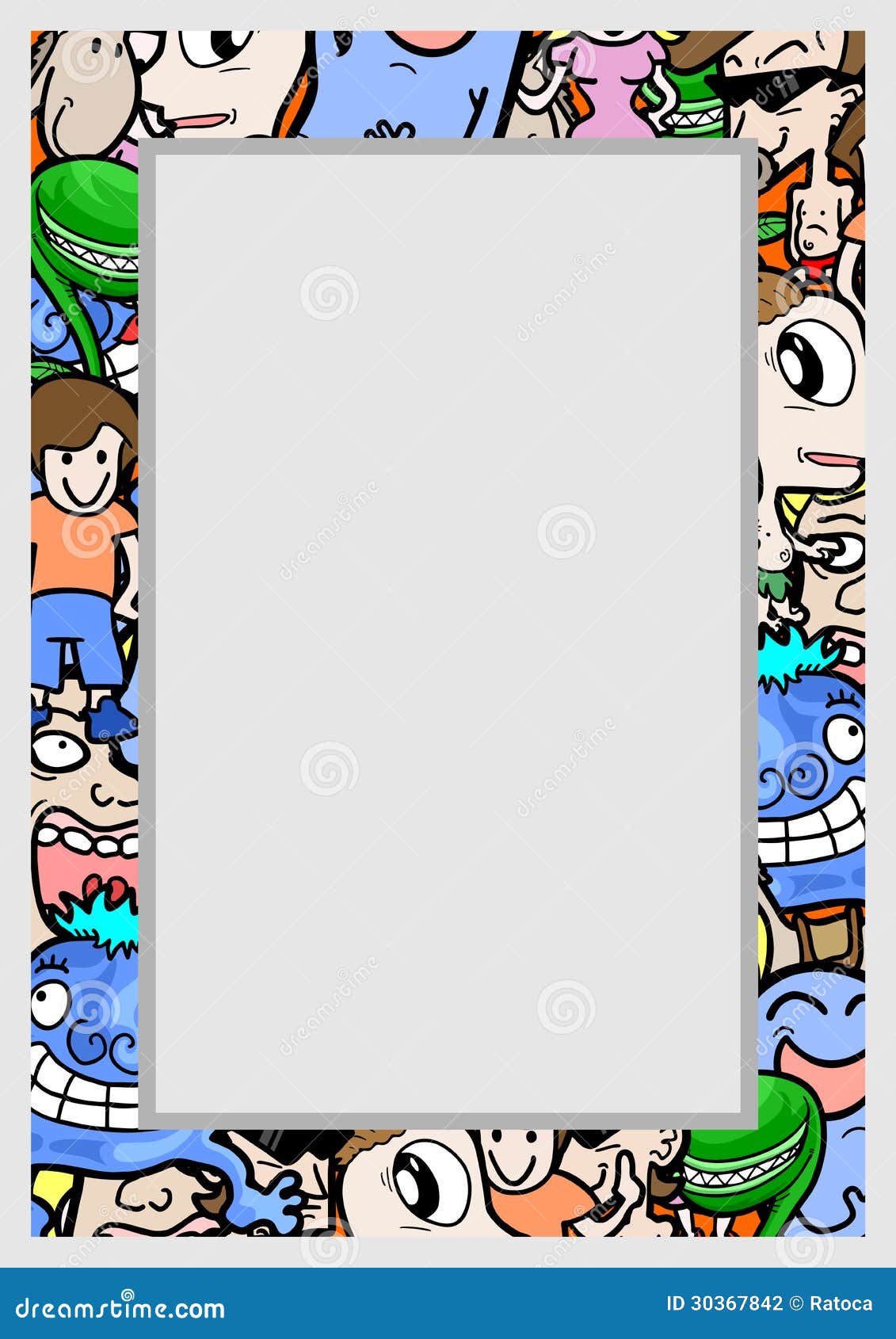 Frame cartoon stock vector. Illustration of design, decorative - 30367842