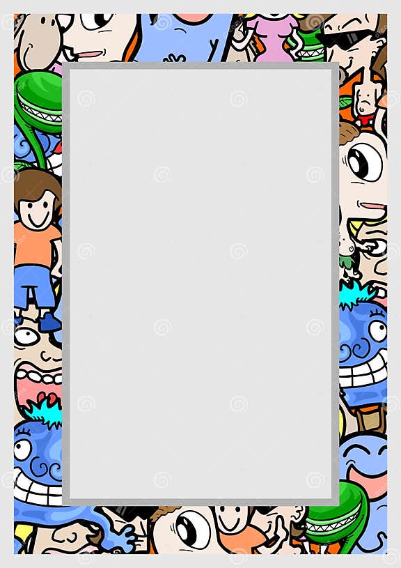 Frame cartoon stock vector. Illustration of design, decorative - 30367842