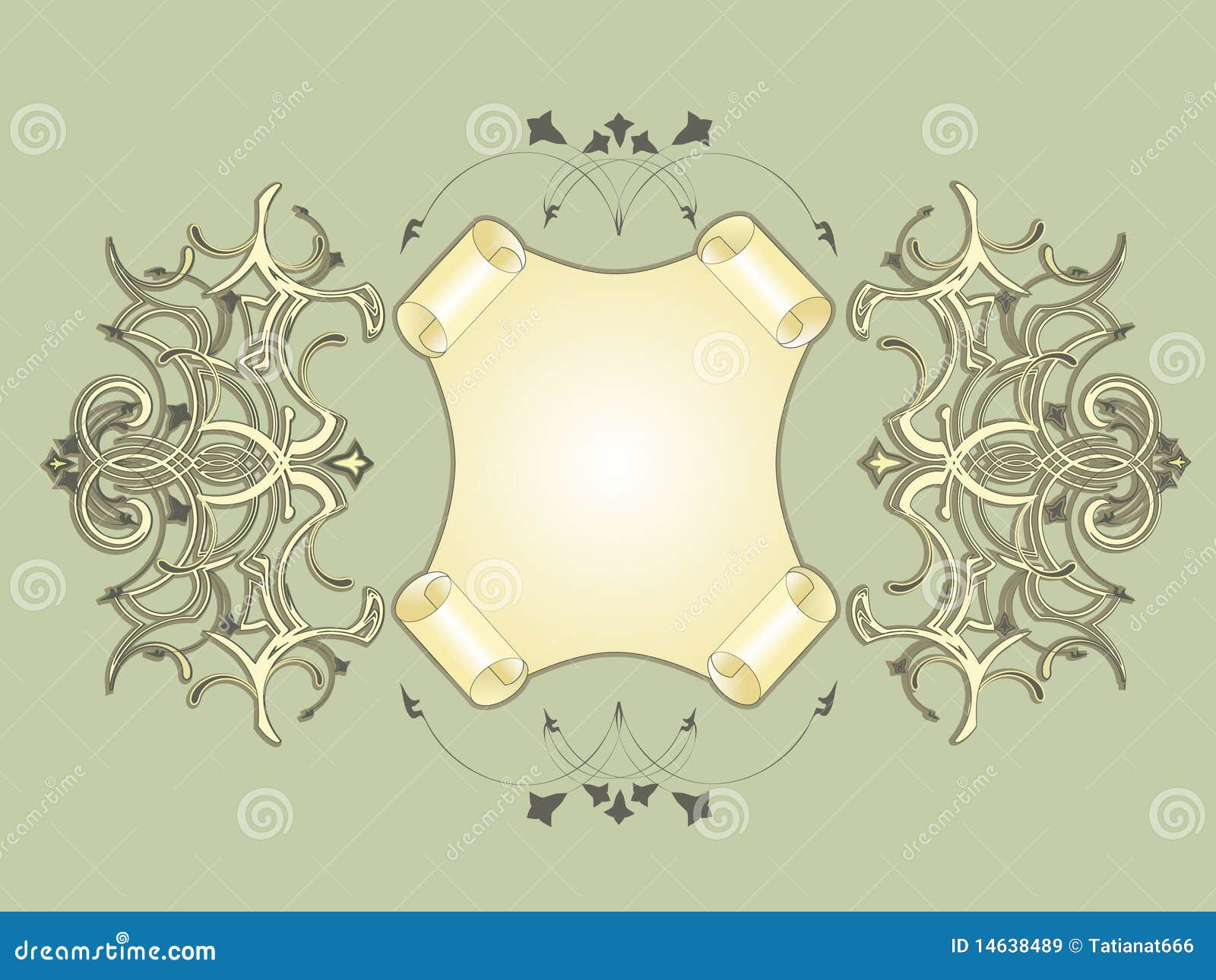 Frame_ cartouche stock vector. Illustration of background - 14638489