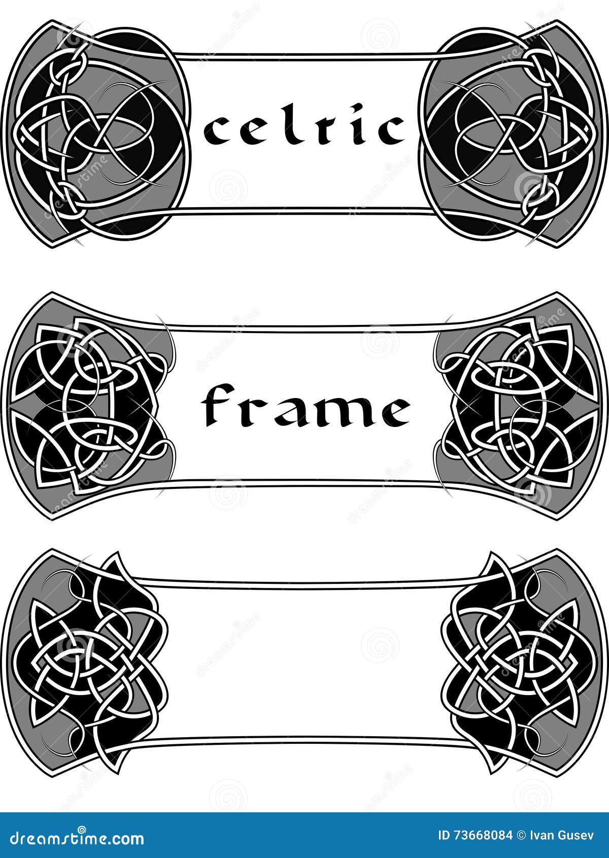 Celtic Style Patterns Vector Illustration | CartoonDealer.com #5760916