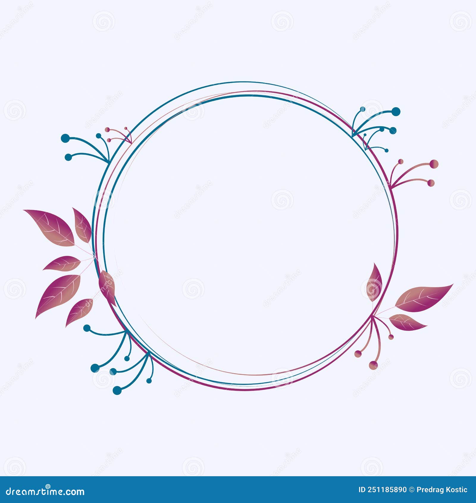 Frame on circle design stock illustration. Illustration of abstract ...