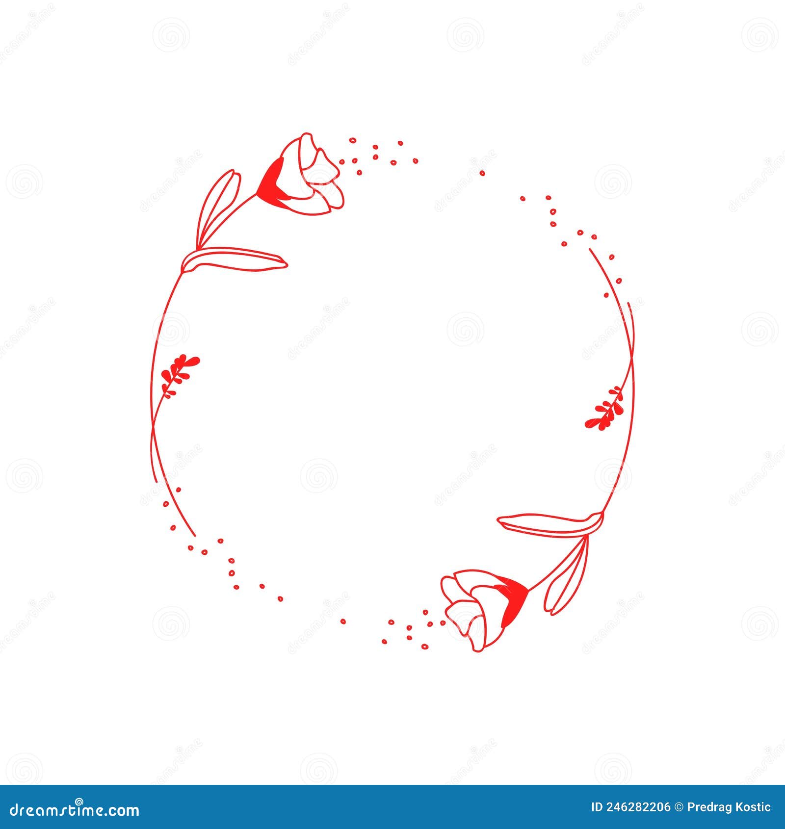 Frame of circle stock illustration. Illustration of background - 246282206