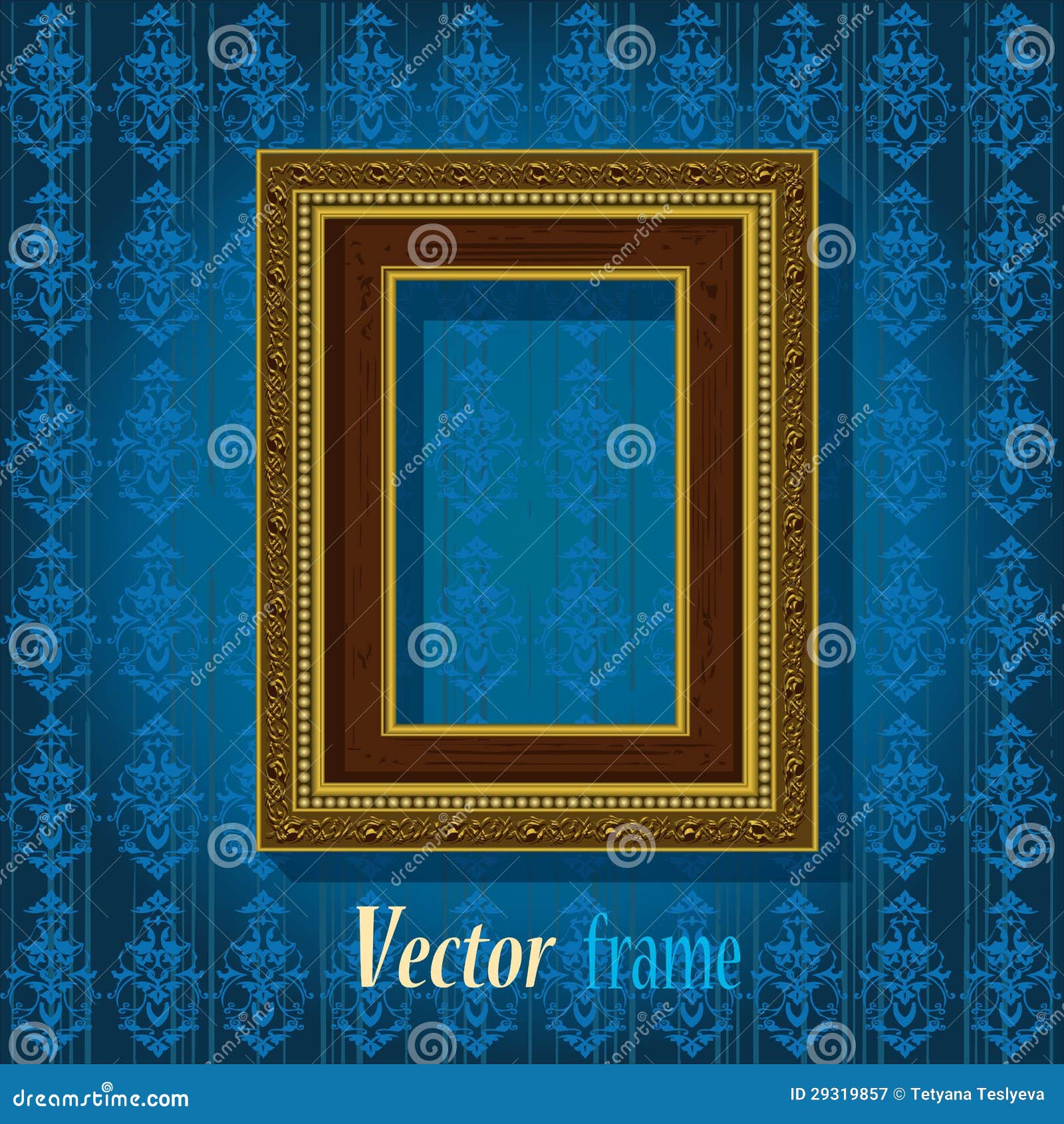 Frame classic stock illustration. Illustration of background - 29319857