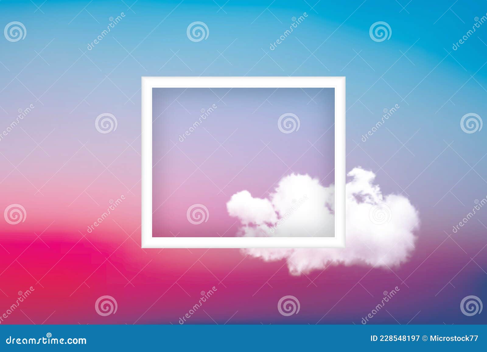 Frame cloud concept vector stock vector. Illustration of backdrop ...