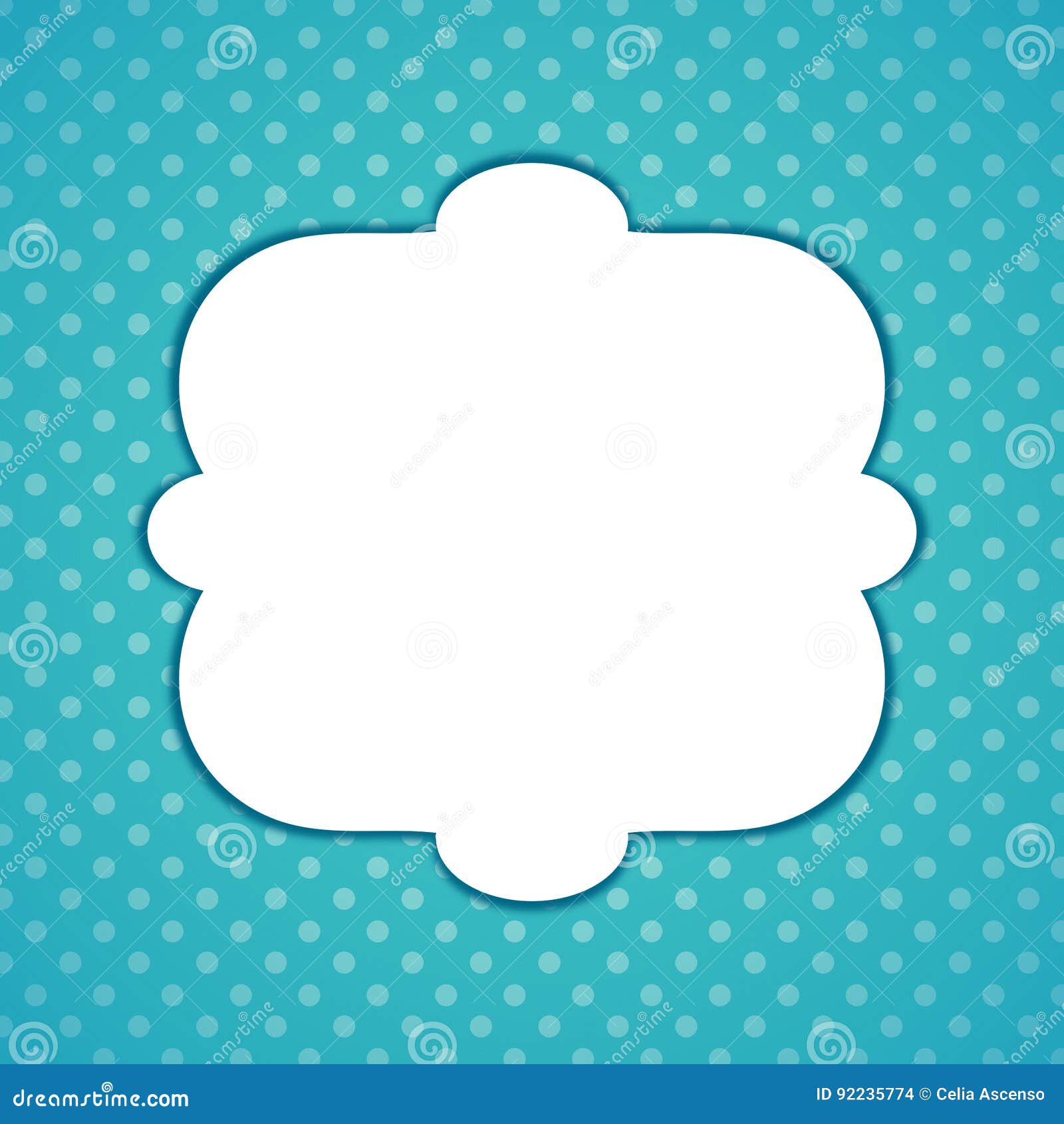 Frame Cloud and Snow Border Frame Stock Illustration - Illustration of ...