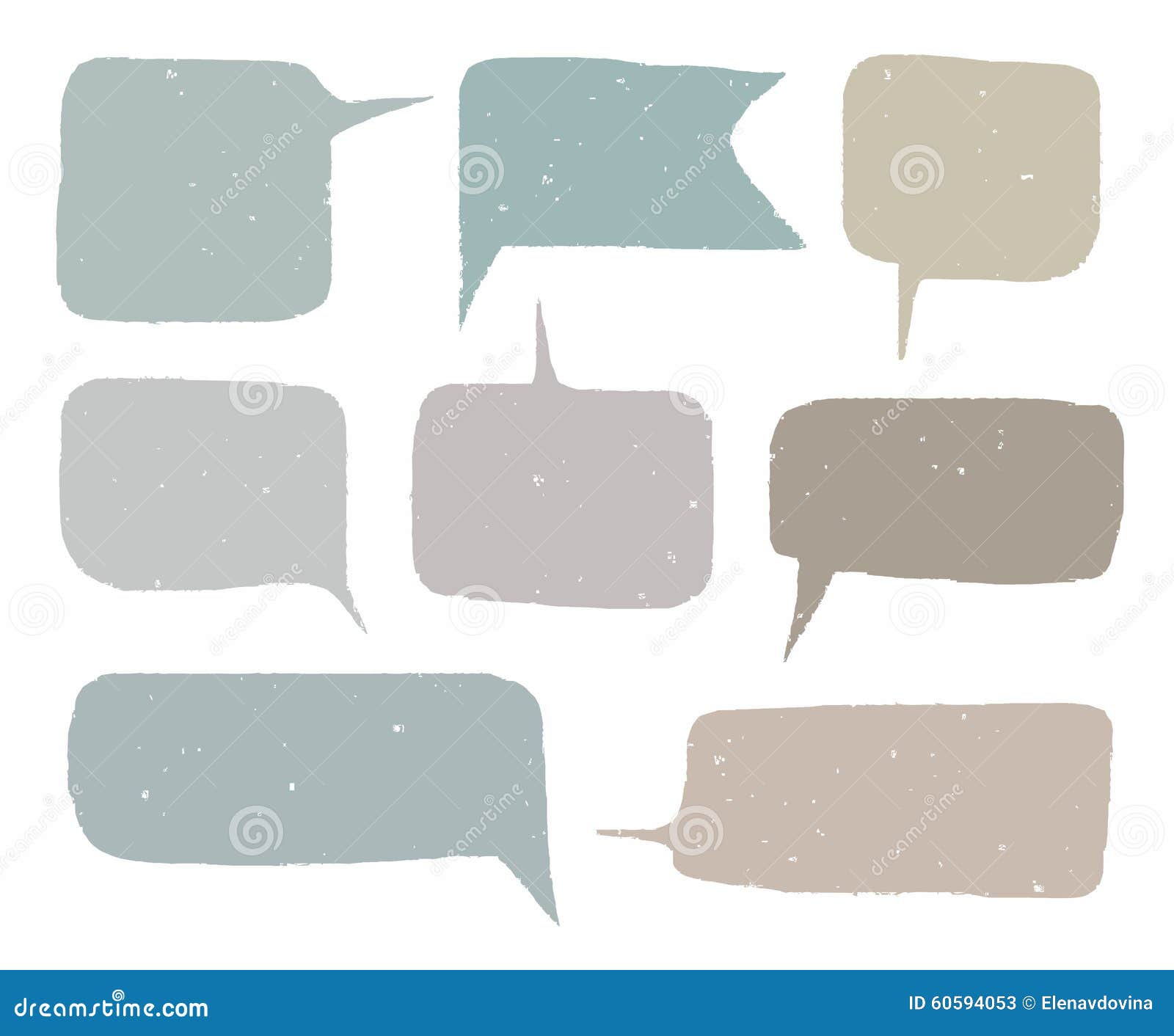 Frame, Cloud, Text, Rectangular, Ragged, Torn, Colored. Stock Vector ...