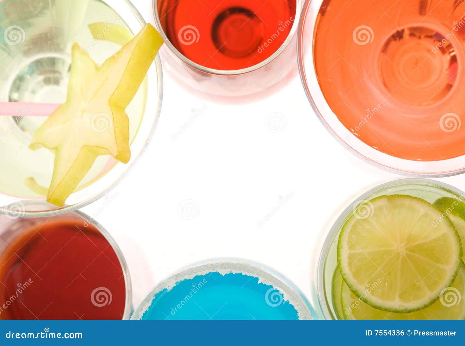 Frame of cocktails stock photo. Image of healthy, holiday - 7554336
