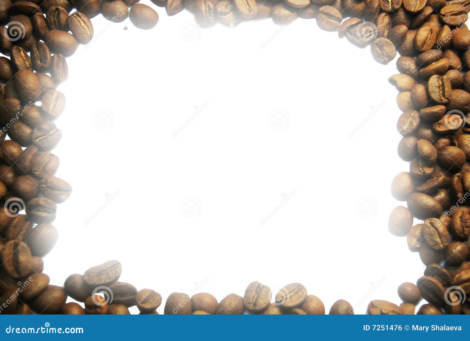 Frame of coffee beans stock photo. Image of square, frame - 7251476