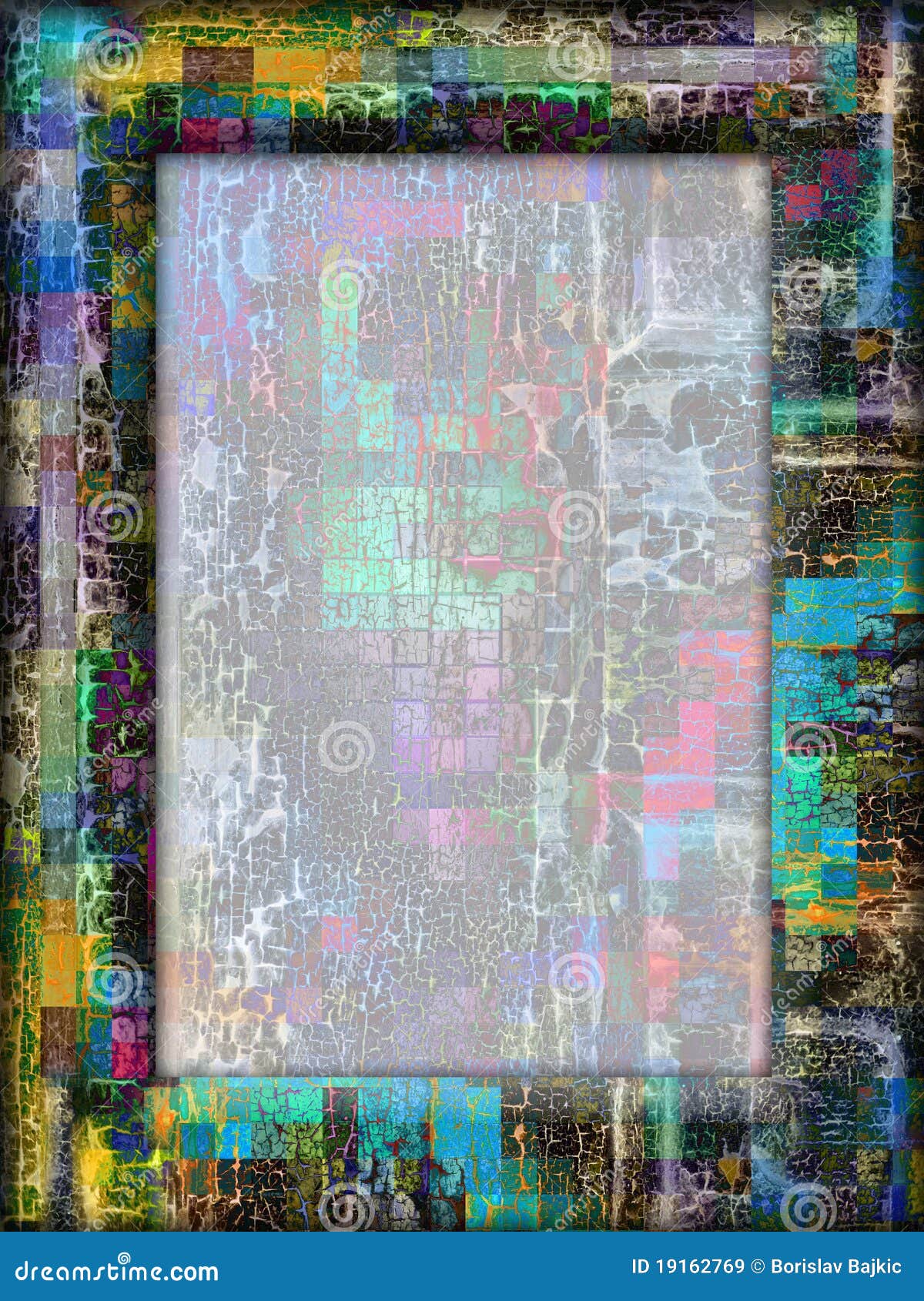 Frame colorful stock illustration. Illustration of creative - 19162769