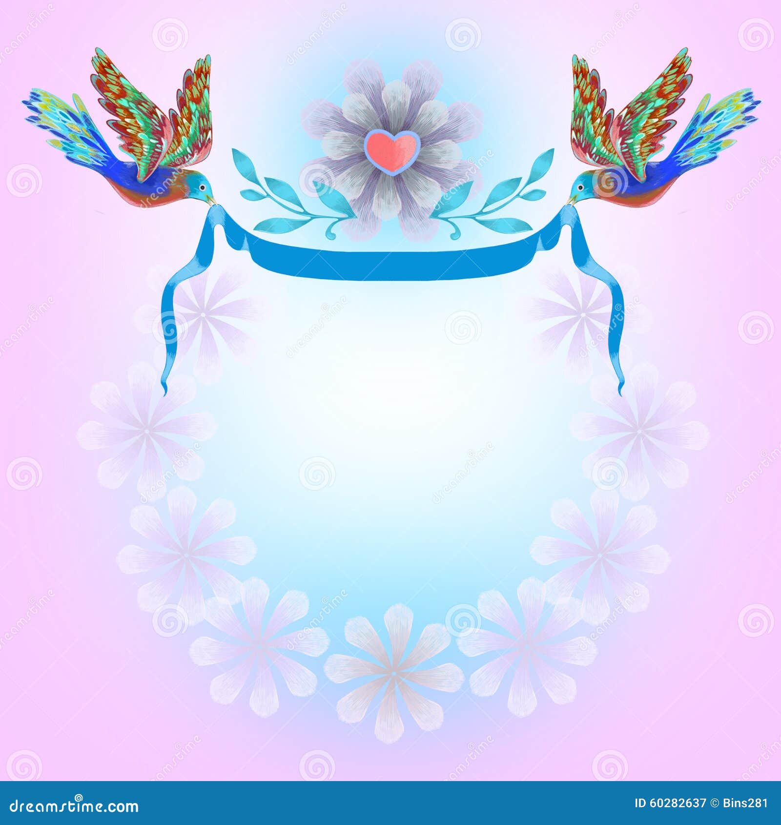 Frame for congratulation stock illustration. Illustration of violet ...