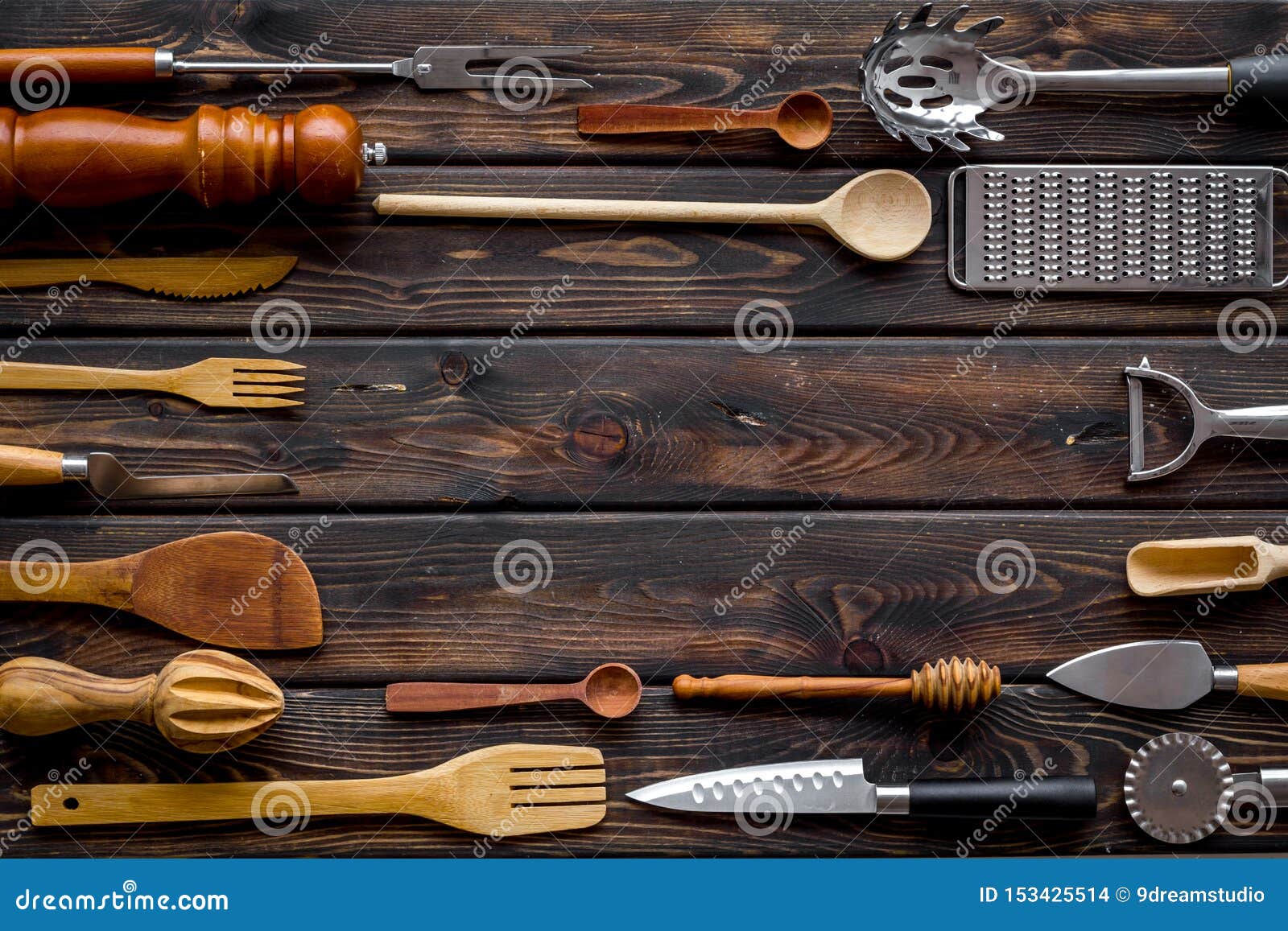 Chef At Work Starting Shift. Guy In Professional Uniform Ready Cook ...