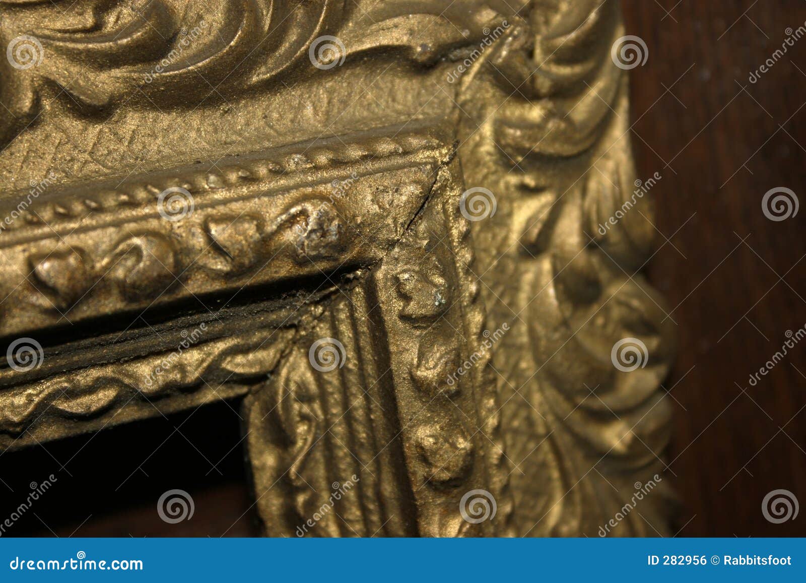 Frame Corner stock photo. Image of antique, portrait, mahogany - 282956