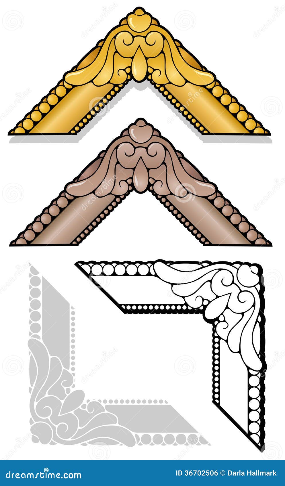 Frame corner stock vector. Illustration of fancy, sample - 36702506