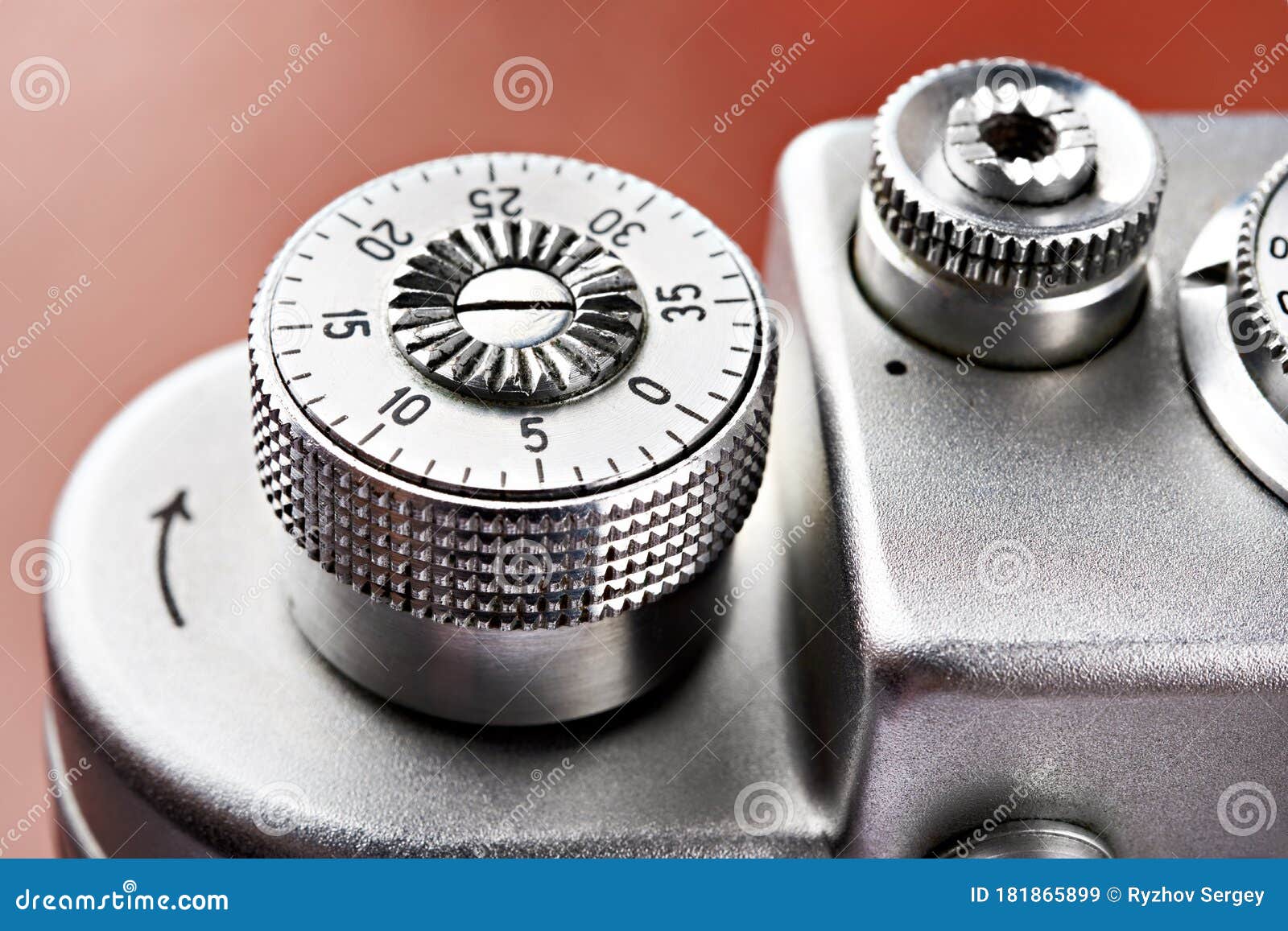 Frame Counter on Dial of Camera Shutter Cocking Stock Image - Image of ...