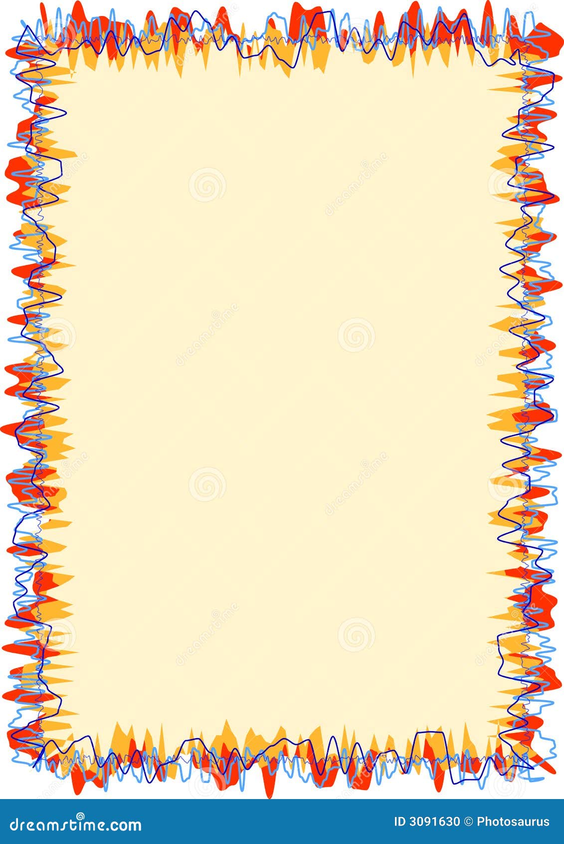 Frame with curved lines stock vector. Illustration of colorful - 3091630