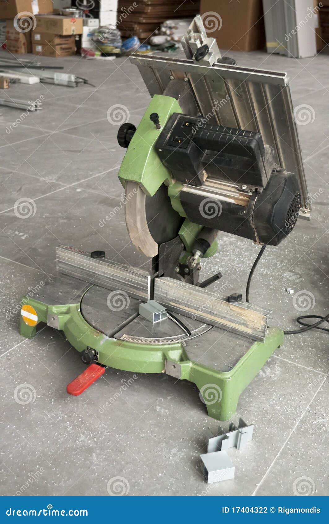 Frame cutter machine stock photo. Image of plasterer - 17404322