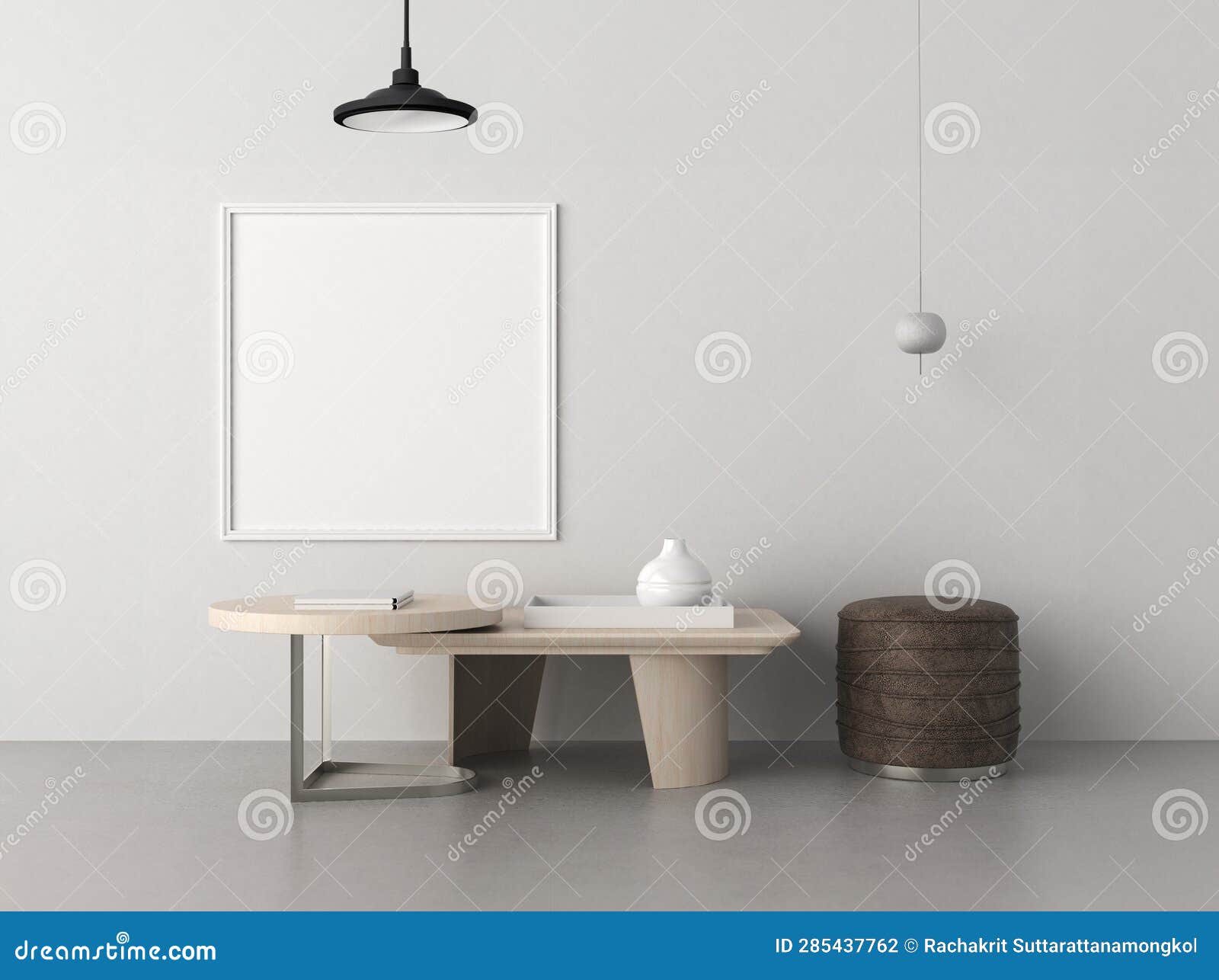 Frame 3D Interior Illustration, Wall Design Modern, Stock Illustration ...