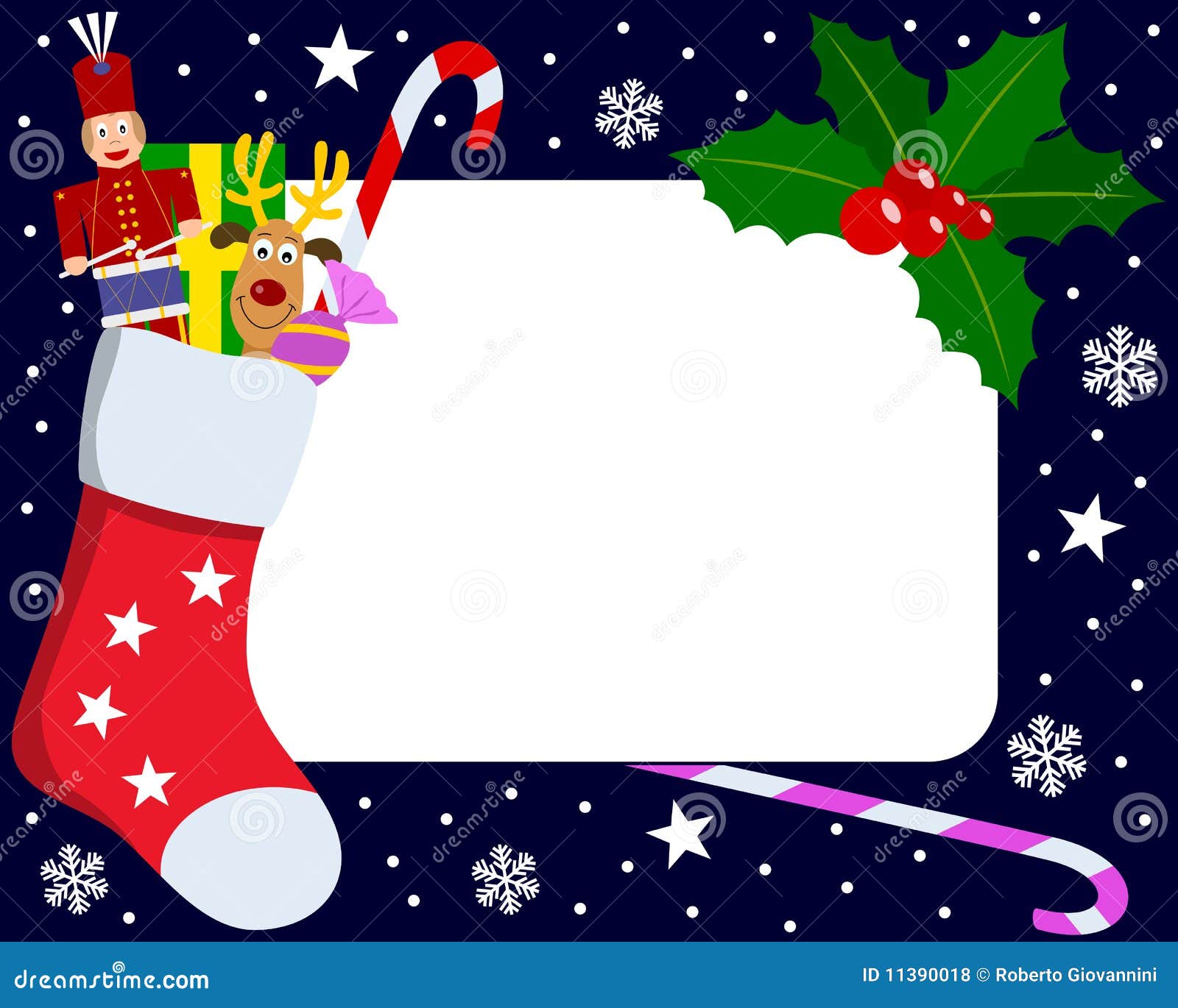 Frame da foto - Natal [5] ilustração do vetor. Ilustração de backdrop ...