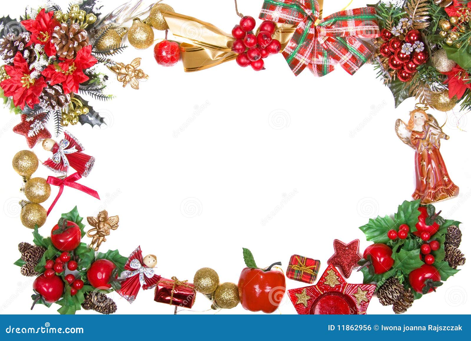 Frame da grinalda do Natal foto de stock. Imagem de natal - 11862956