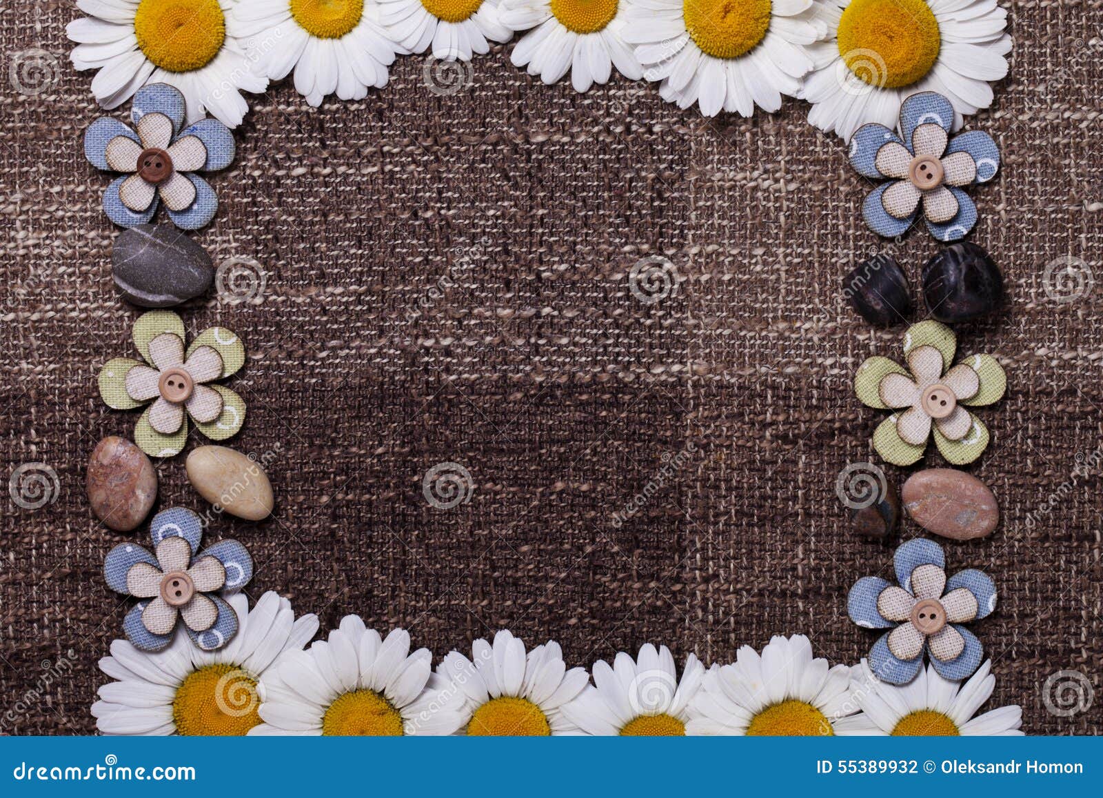 Frame Daisy Background Wallpaper Design Stock Photo - Image of abstract ...