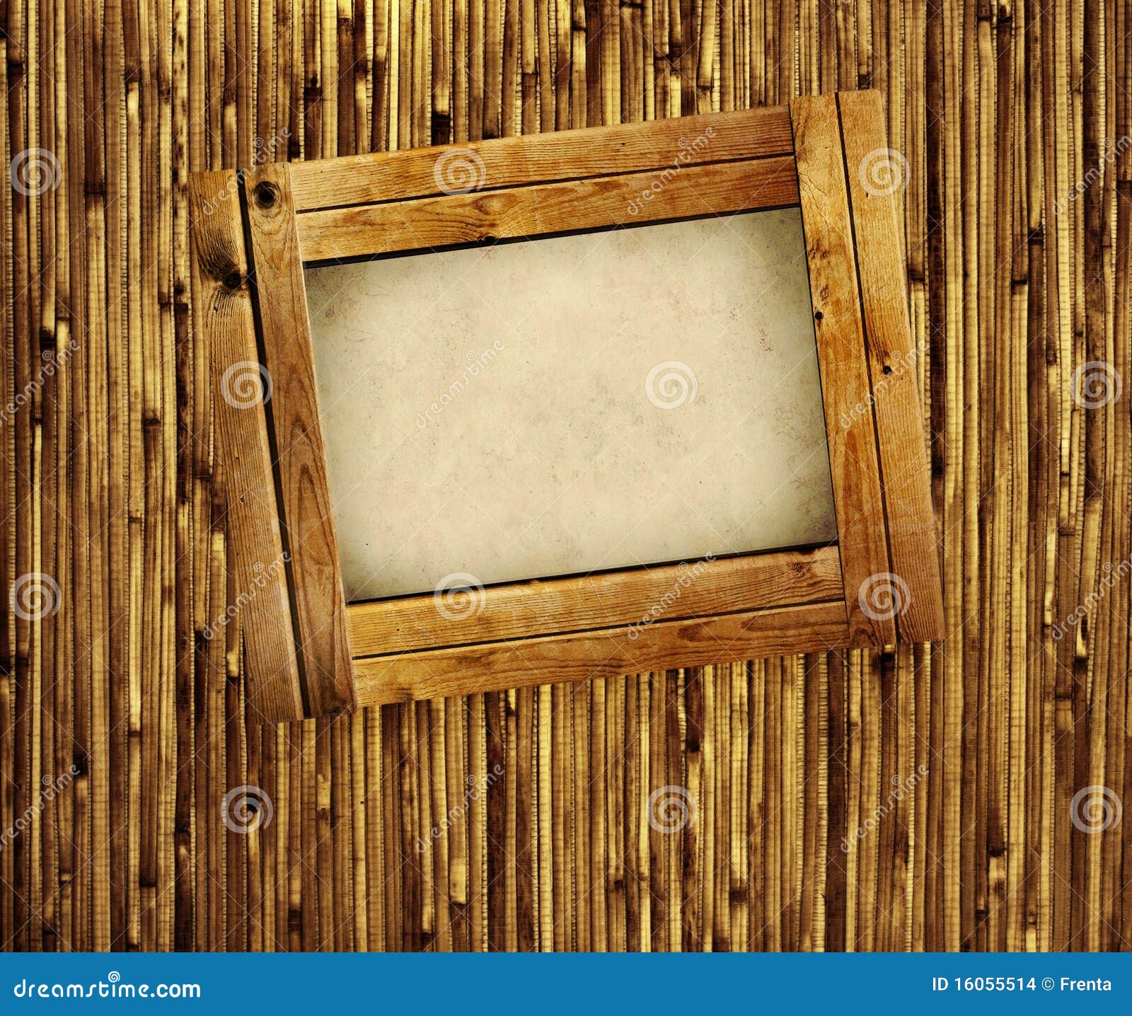 Frame de madeira ilustração stock. Ilustração de velho - 16055514