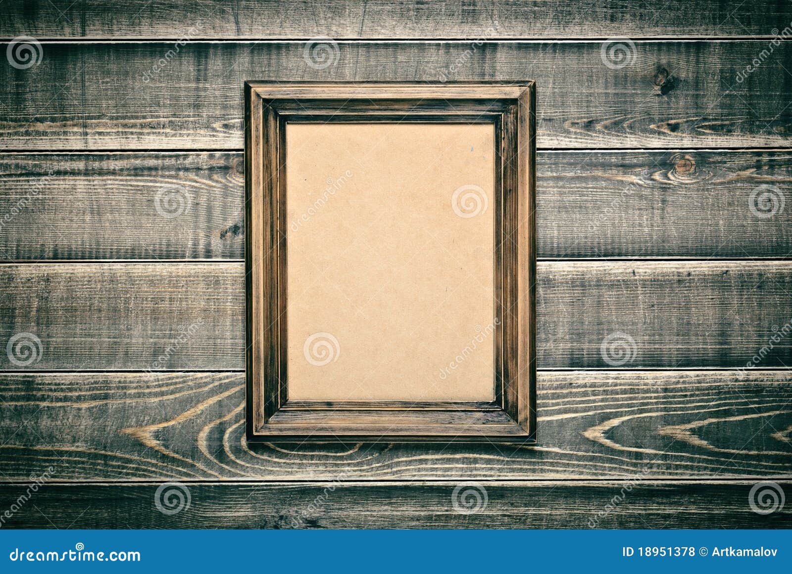 Frame De Madeira Do Vintage Foto de Stock - Imagem de antiguidade ...