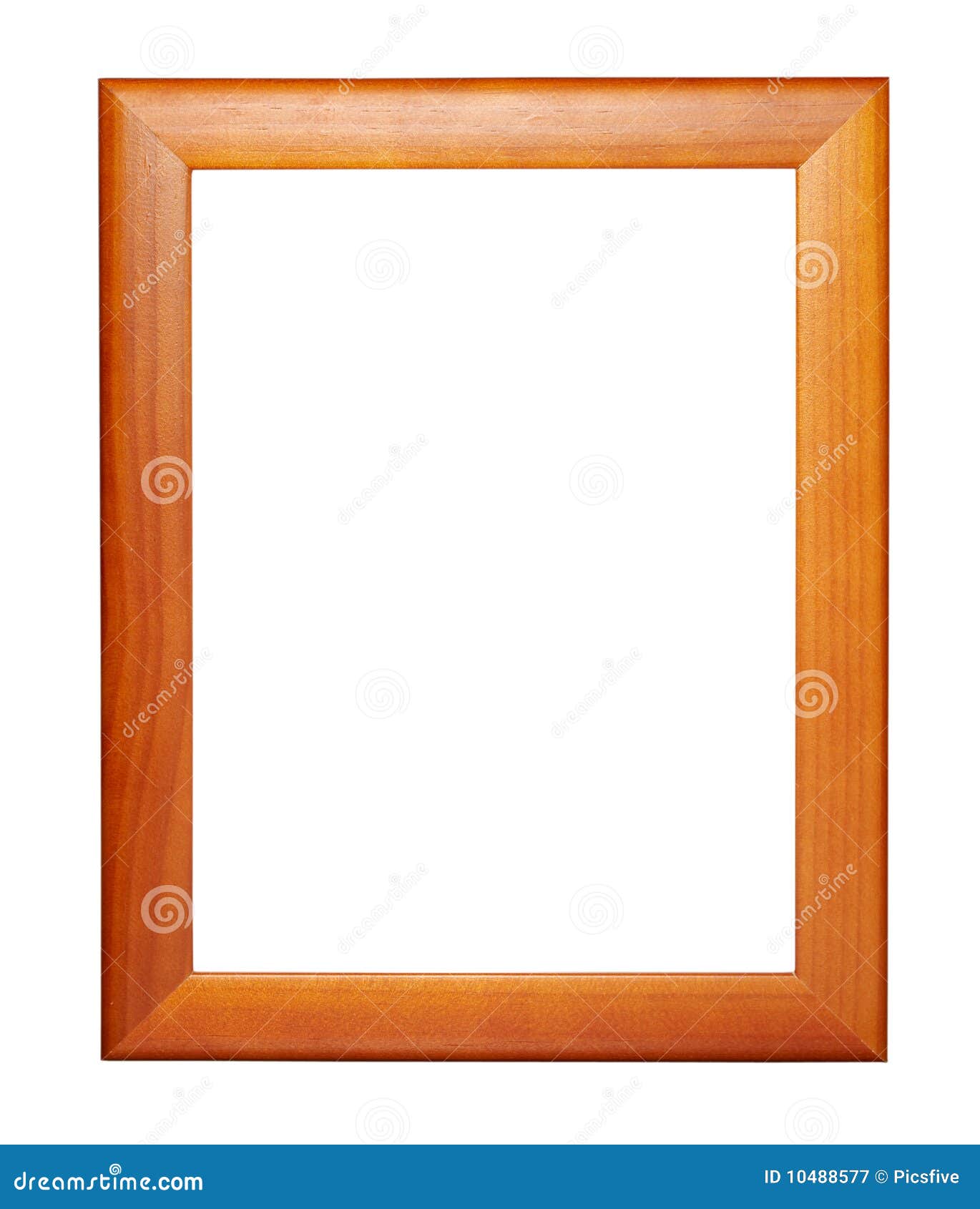 Frame de madeira novo imagem de stock. Imagem de antigo - 10488577