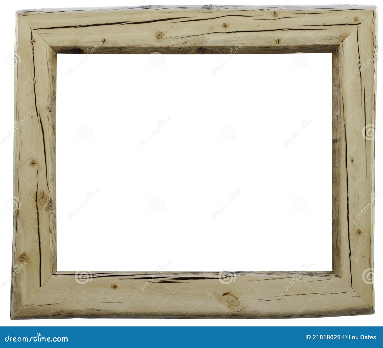 Frame de madeira rústico foto de stock. Imagem de nocaute - 21818026