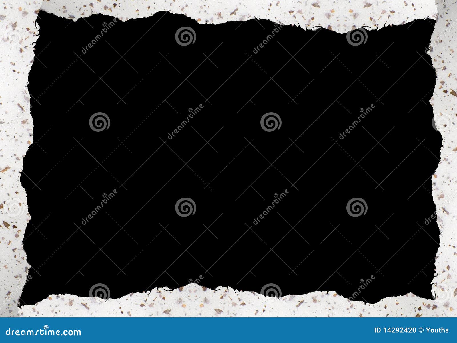 Frame de papel rasgado ilustração stock. Ilustração de quadrado - 14292420