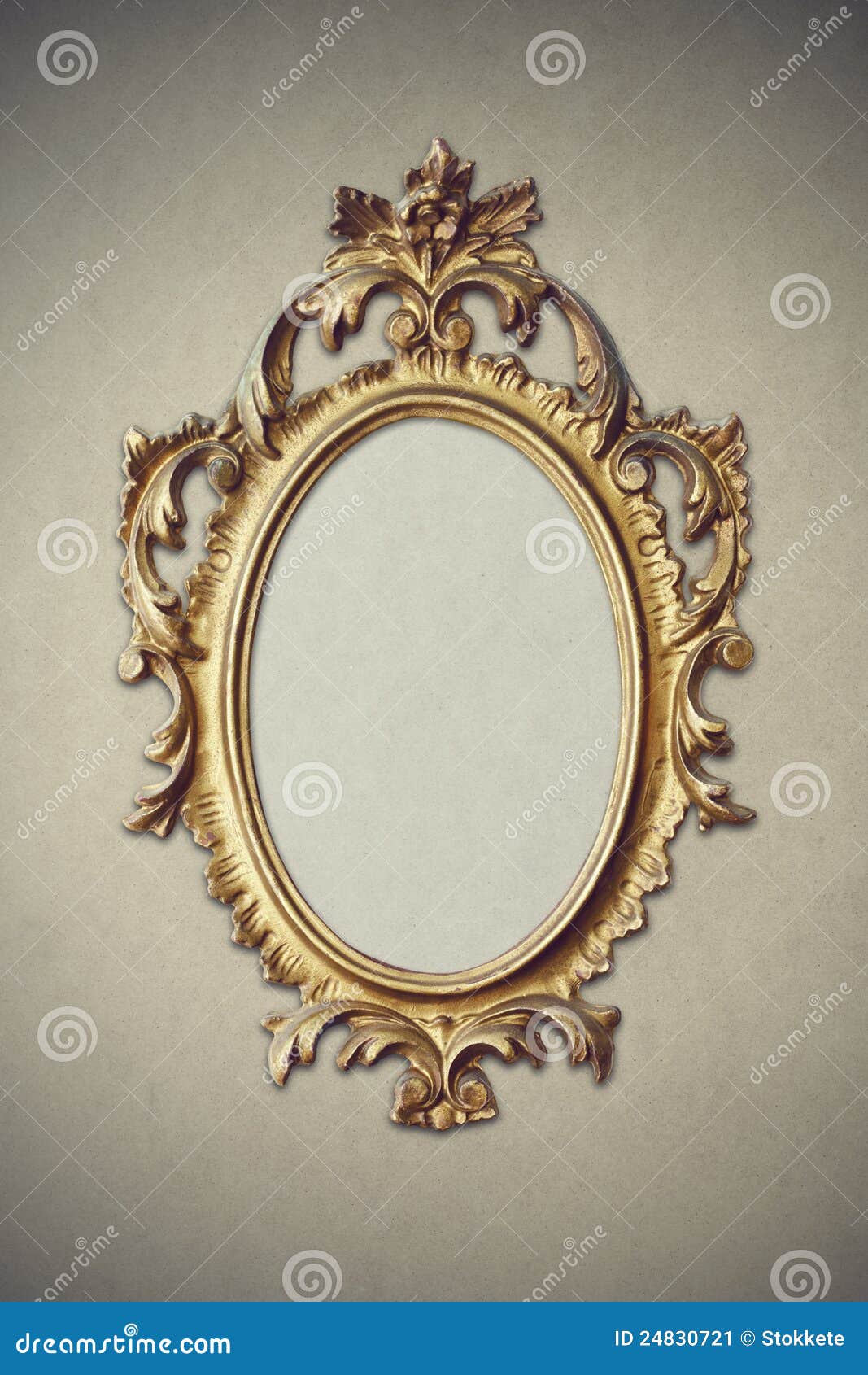 Frame de retrato barroco imagem de stock. Imagem de retrato - 24830721