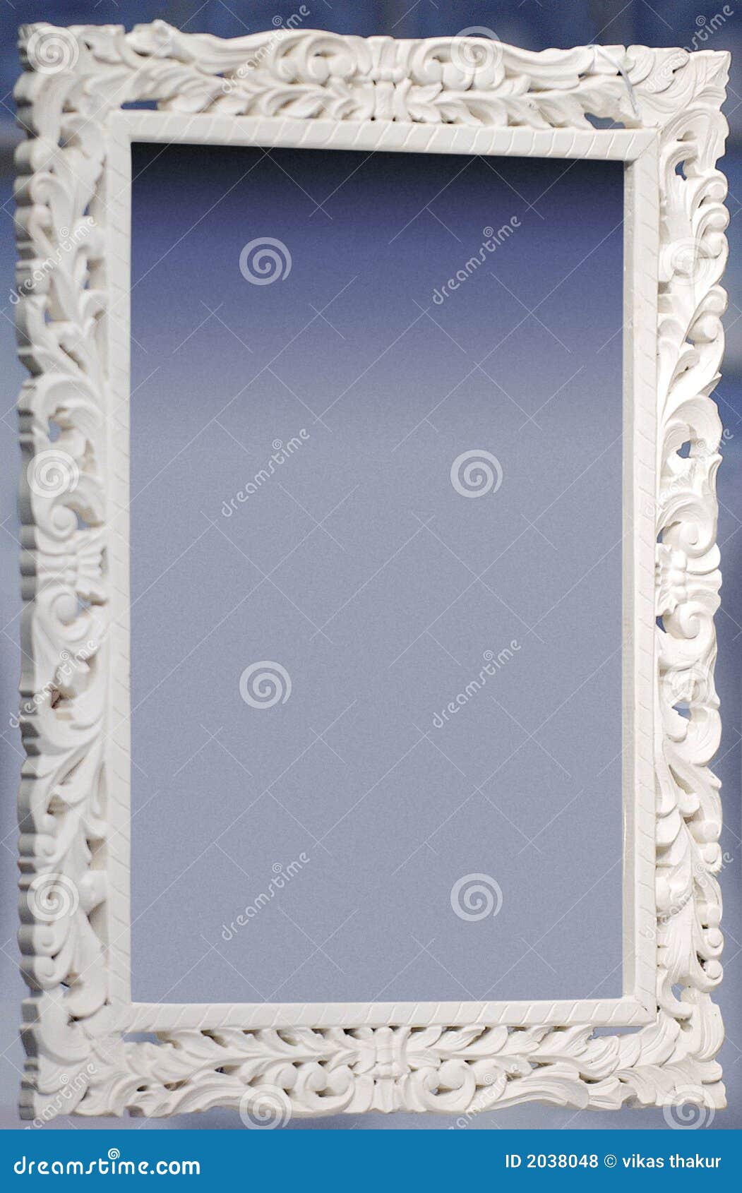 Frame decorativo branco foto de stock. Imagem de quadro - 2038048