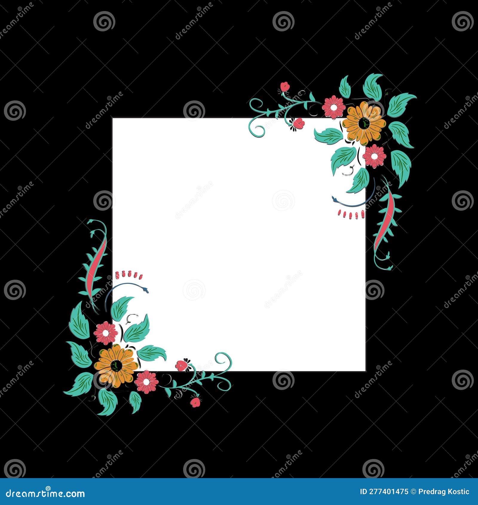 Frame design stock illustration. Illustration of circle - 277401475