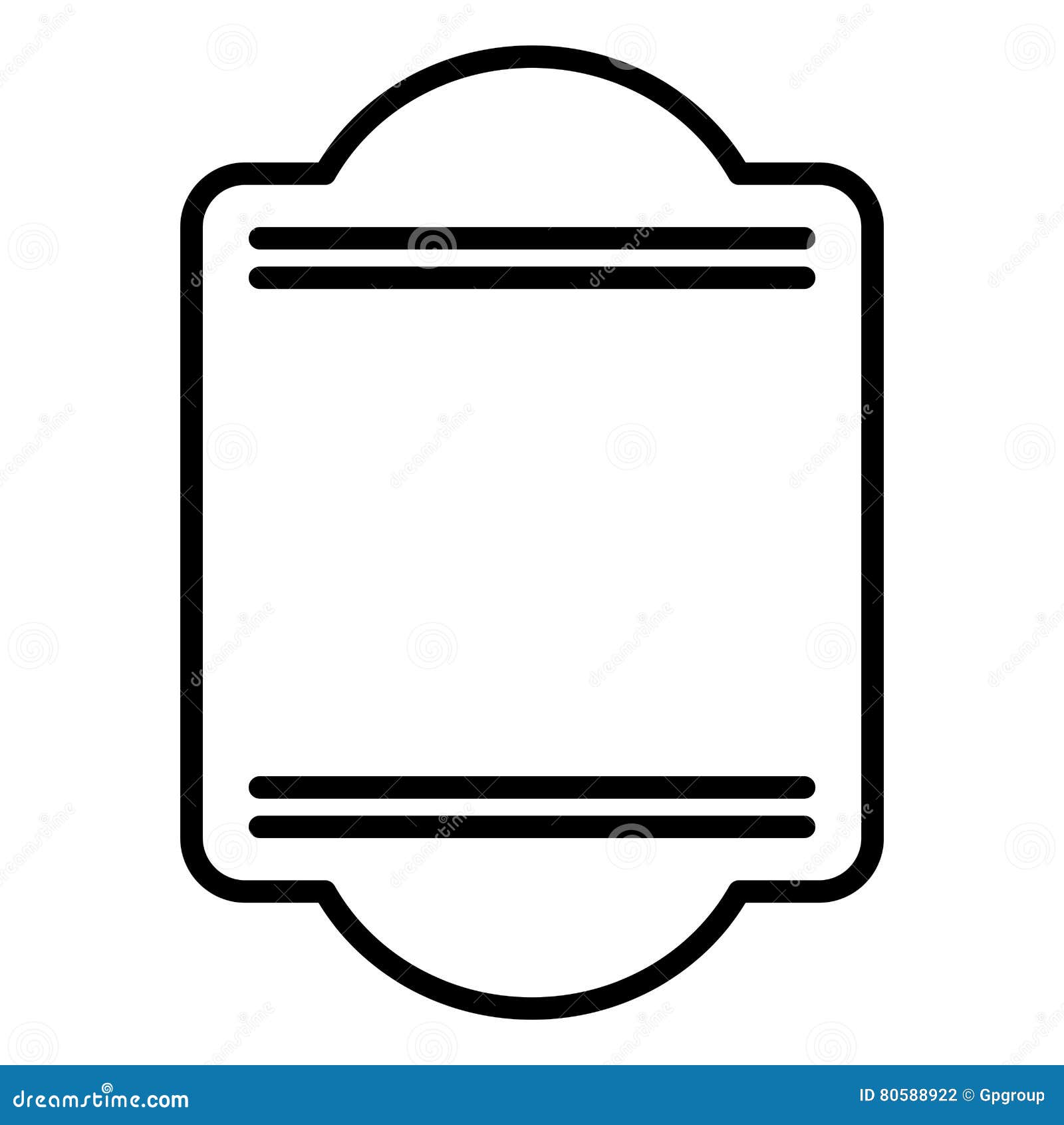 Frame design stock vector. Illustration of sticker, badge - 80588922