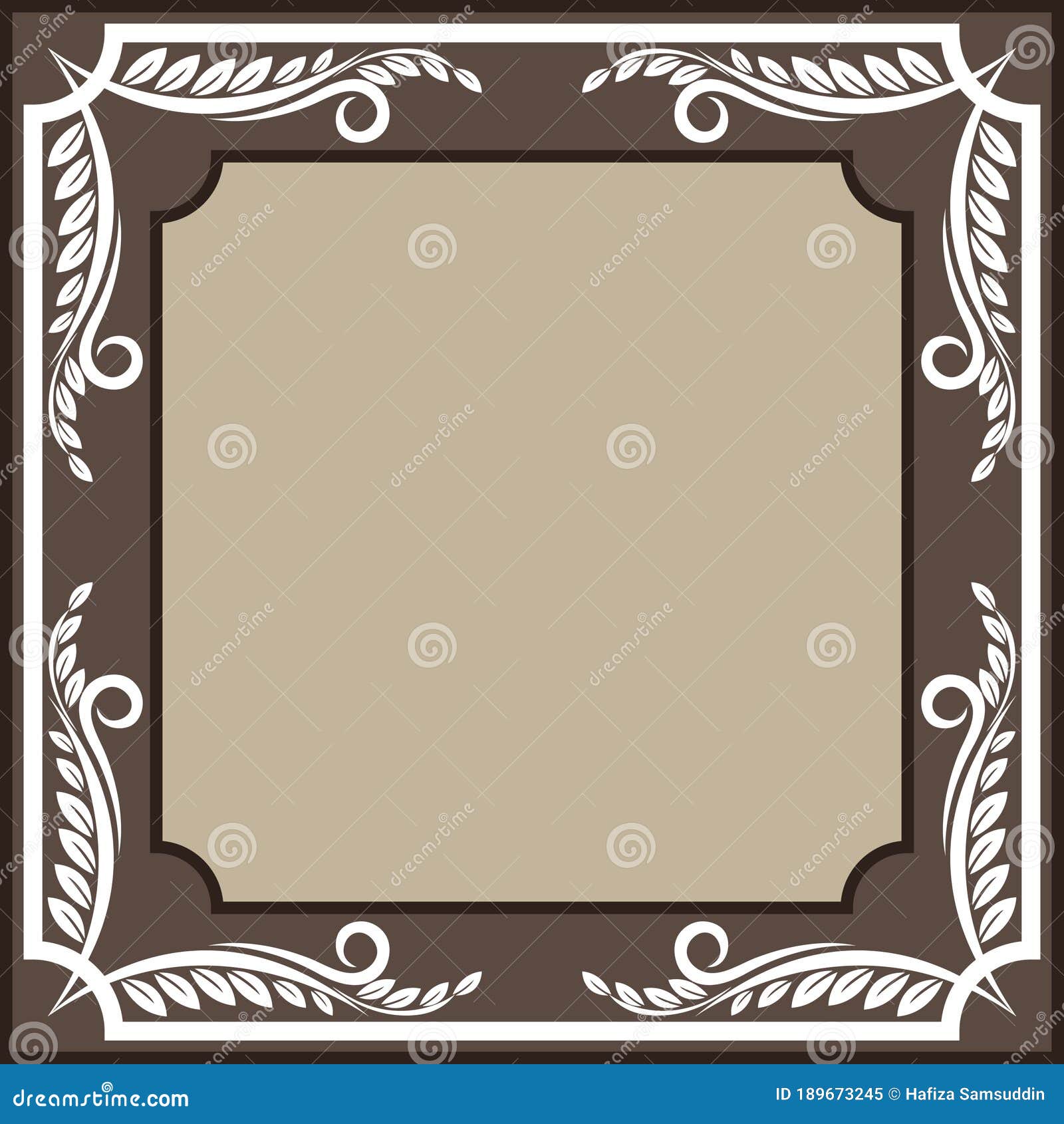 Frame Design. Vector Illustration Decorative Design Stock Vector ...