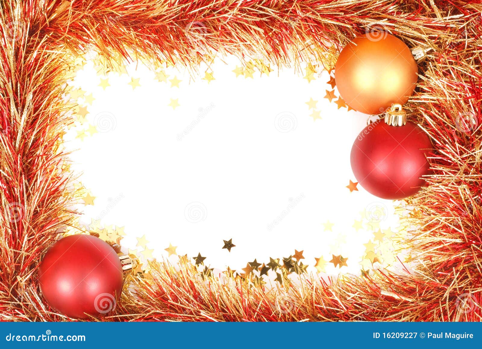 Frame do Natal imagem de stock. Imagem de dourado, fundos - 16209227